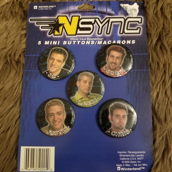 Jewelry | Vintage Nsync Pins | Poshmark
